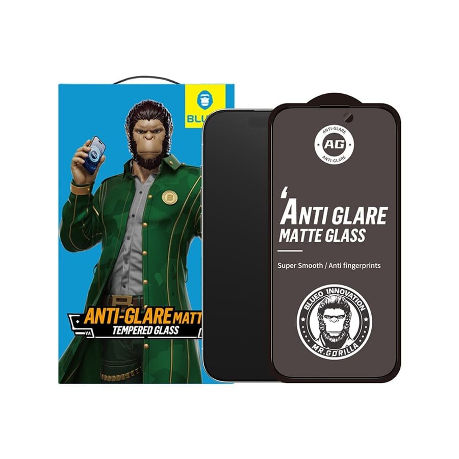 Защитное стекло BlueO Anti-glare Matte Anti-Static (матовое) для iPhone 16 Pro Max