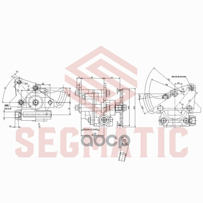 Насос ГУР LEXUS RX 300/330/350 1998-2008 TOYOTA Harrier 3.0 2003-2007 TOYOTA Highlander 3.3 2003-2007 TOYOTA Kluger 2003-2.