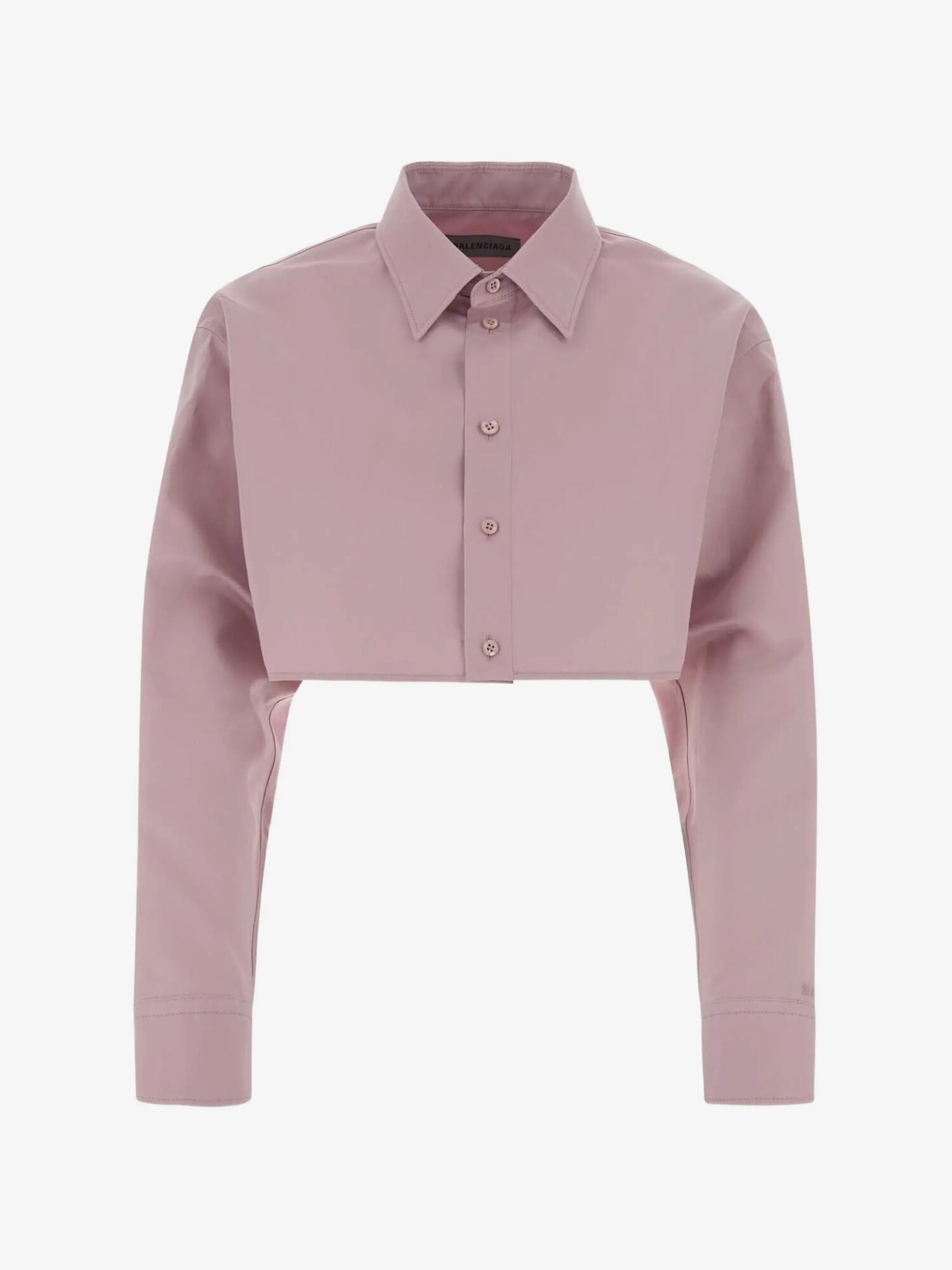 Рубашка BALENCIAGA Cropped shirt