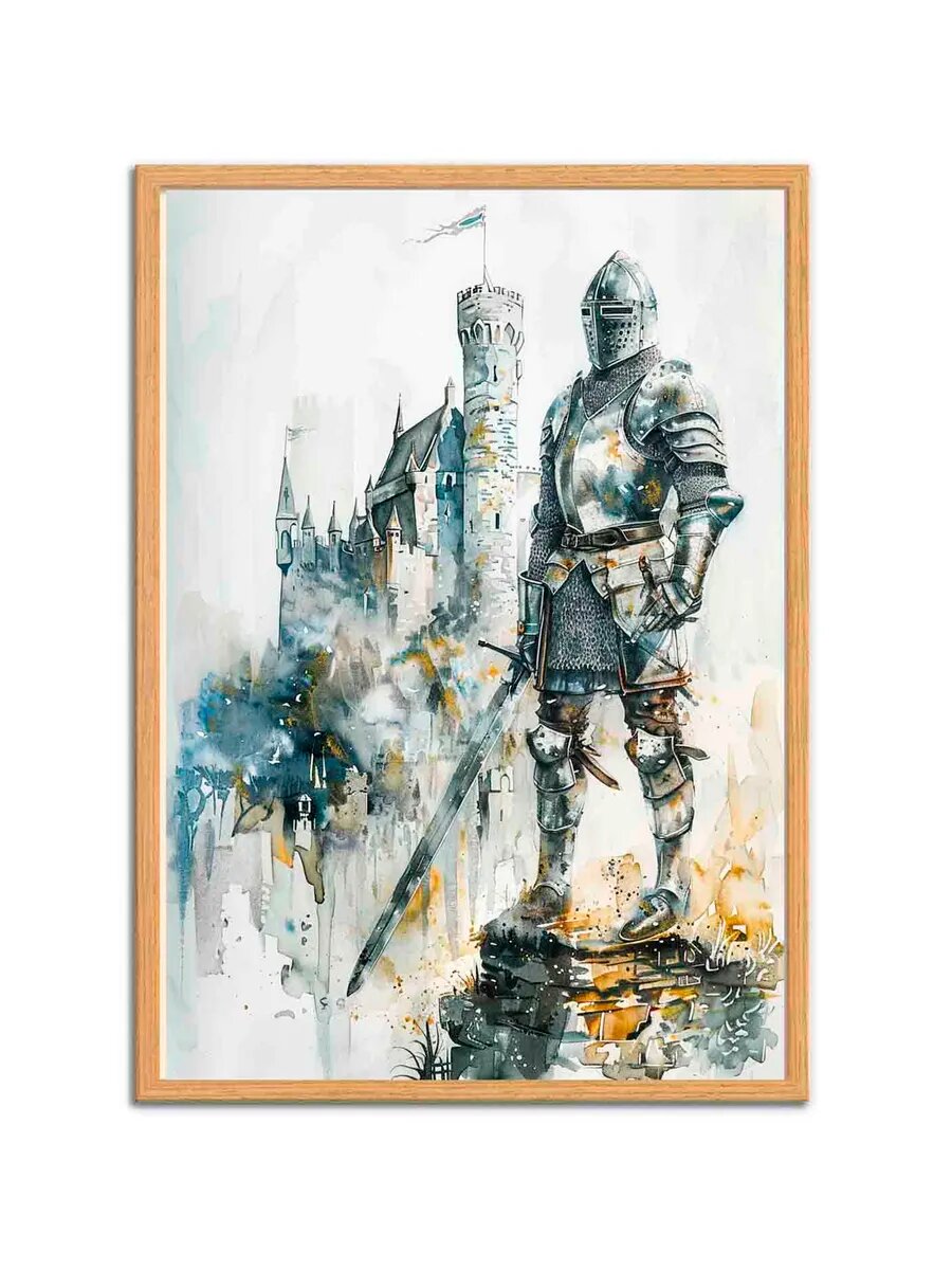 Рыцарь-птица-тупик 2, Плакат 30x42см