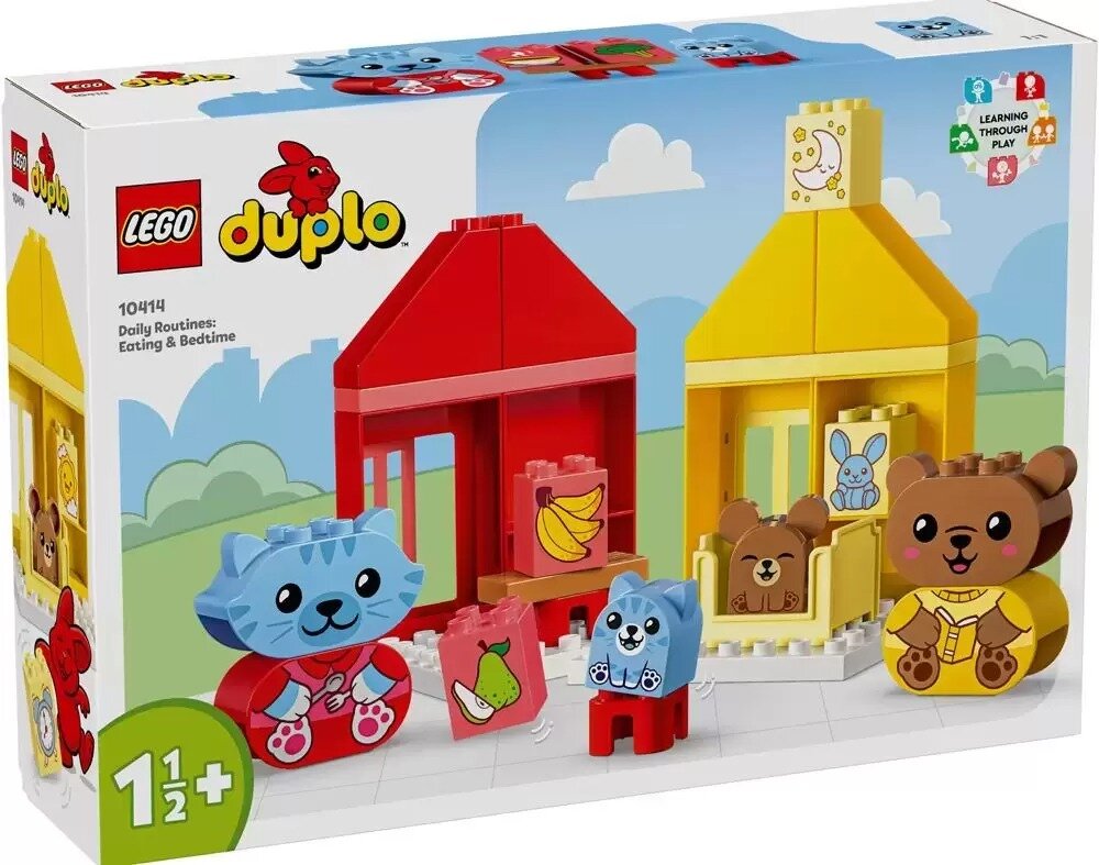 Конструктор LEGO Duplo "Распорядок дня: прием пищи", 28 элементов, 4 минифигурки