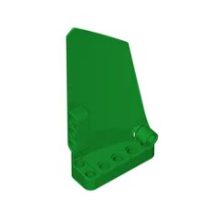 Gobricks Панель Fairing #17, Зеленый, 040