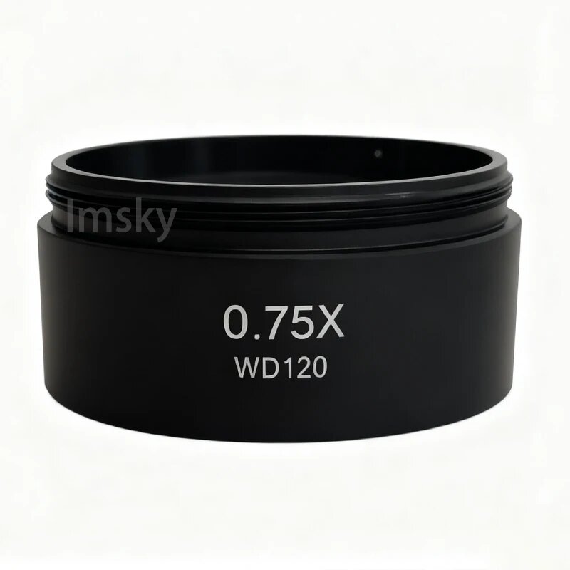 Объектив для микроскопа 0.75X WD 120, черный
