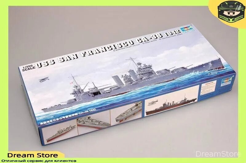 Trumpeter 1/350 05309 USS SanСан-Франциско CA-38 1942 Корабль