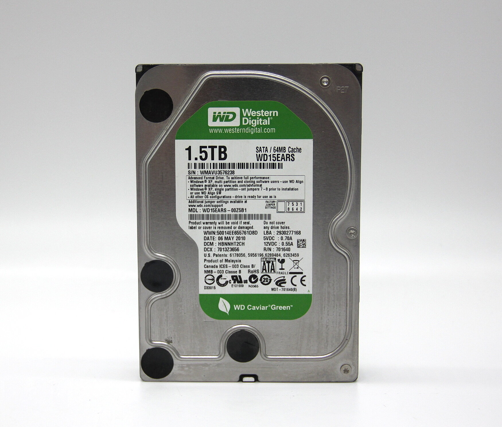HDD WD 1.5 Tb WD15EARS — фото 1