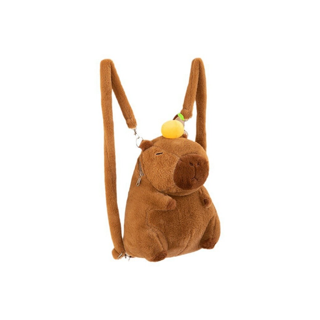 Плюшевая кукла унисекс MIANHUIYI Капибара, 35 CM EU, Capybara Backpack