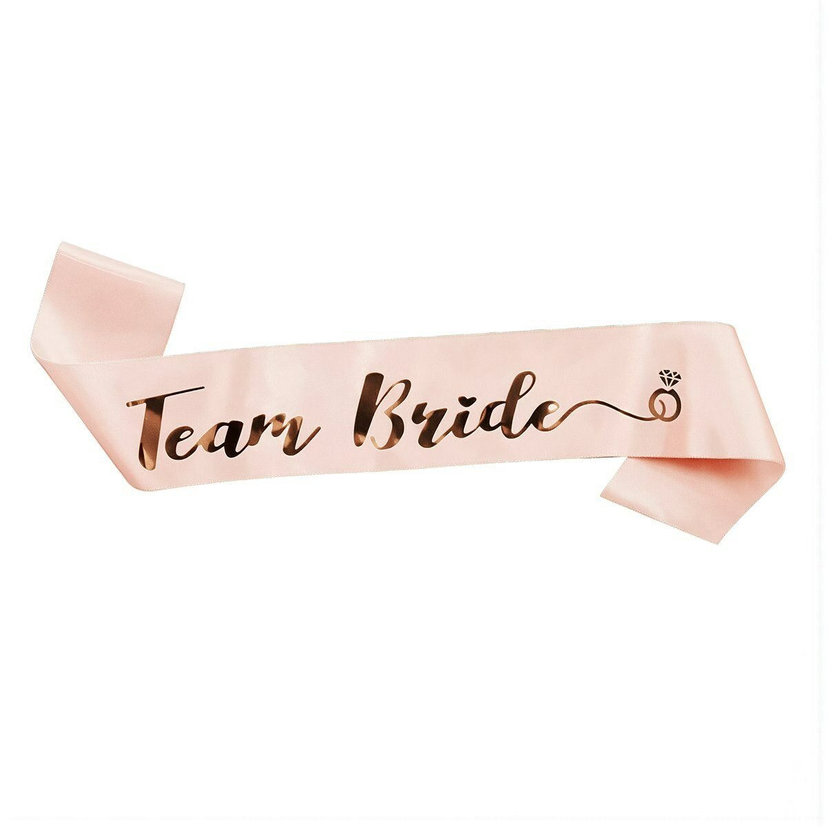 Аксессуары для девичника набор из семи лент атласные с принтом Bride to Be и Team Bride 160 см