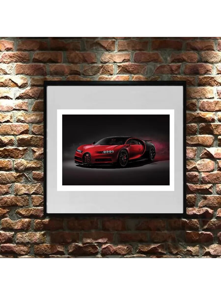 Плакат "bugatti chiron sport" от Cool Eshe