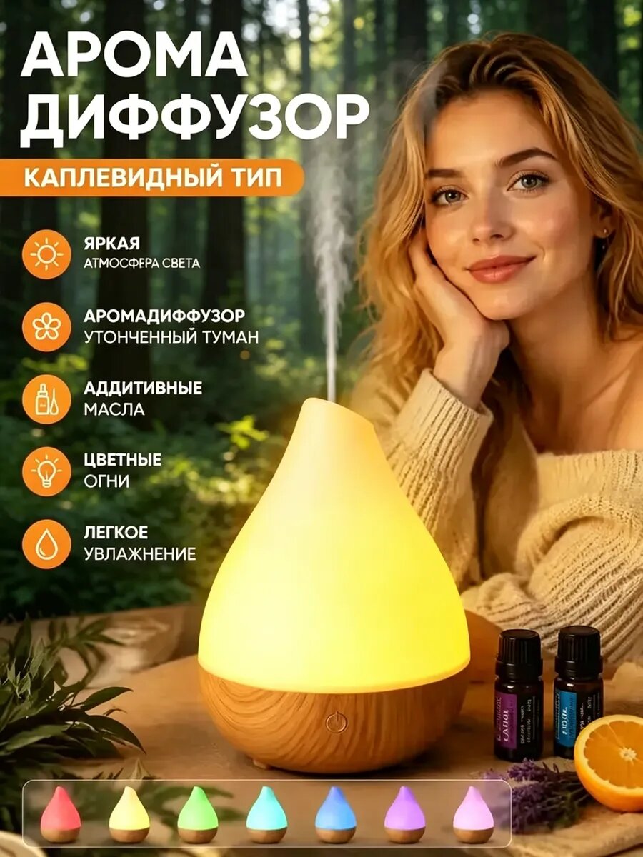 Аромадиффузор электрический для эфирных масел USB вход