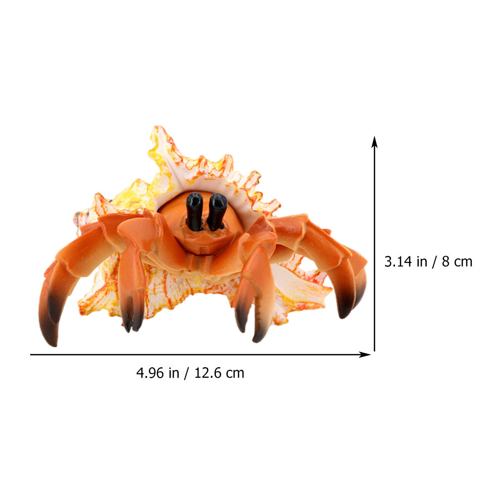 Пластиковая Модель Ерша Реалистичная Статуэтка Морского Животного 8X11.5X12.6Cm