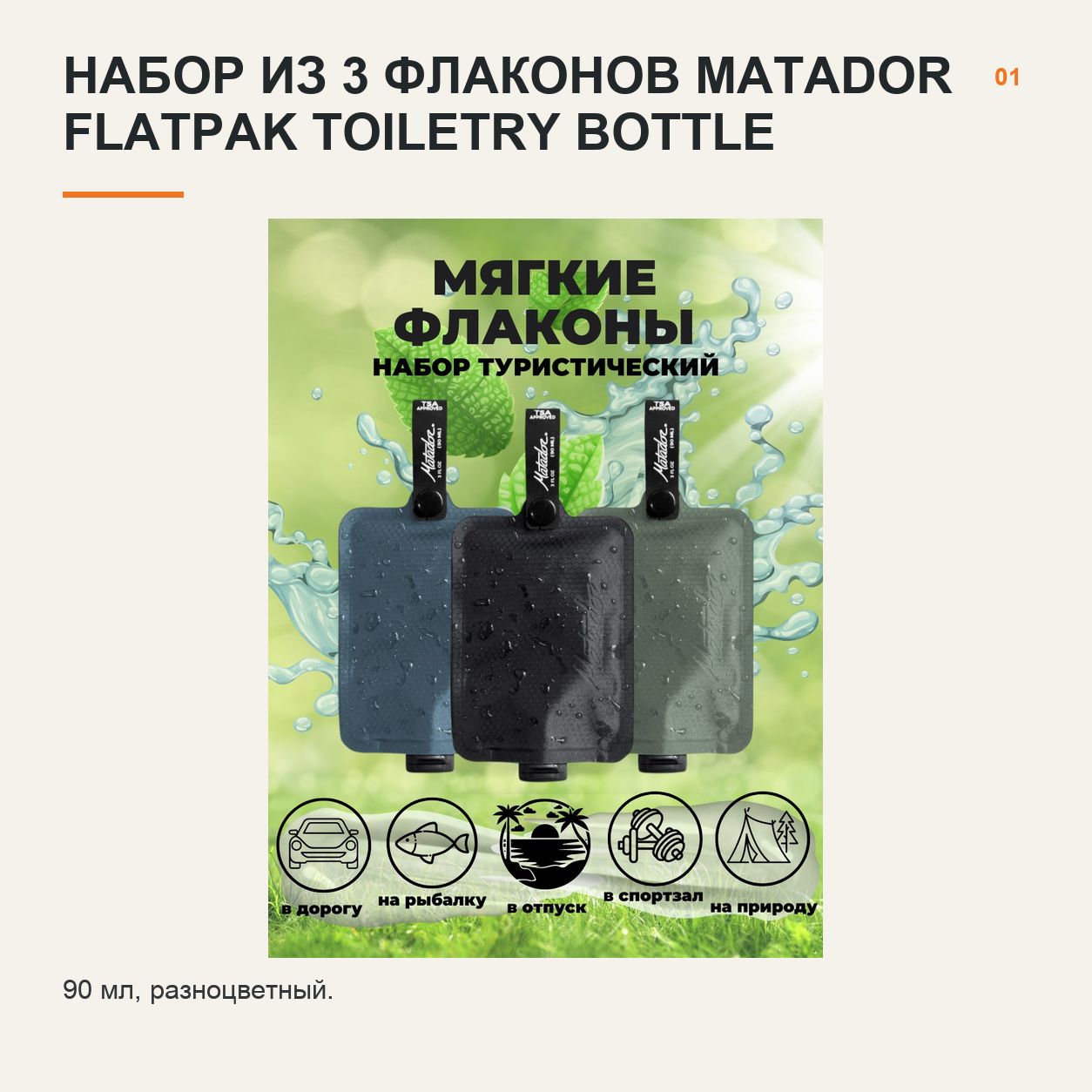 Дорожный флакон