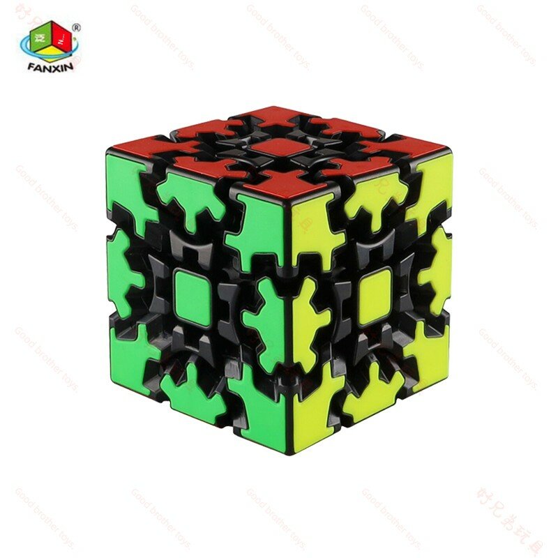 Геар 3x3 Головоломка Куб, Игрушка для Спидкубинга, Нестандартная Форма, Премиум Пластиковый Дизайн для Энтузиастов