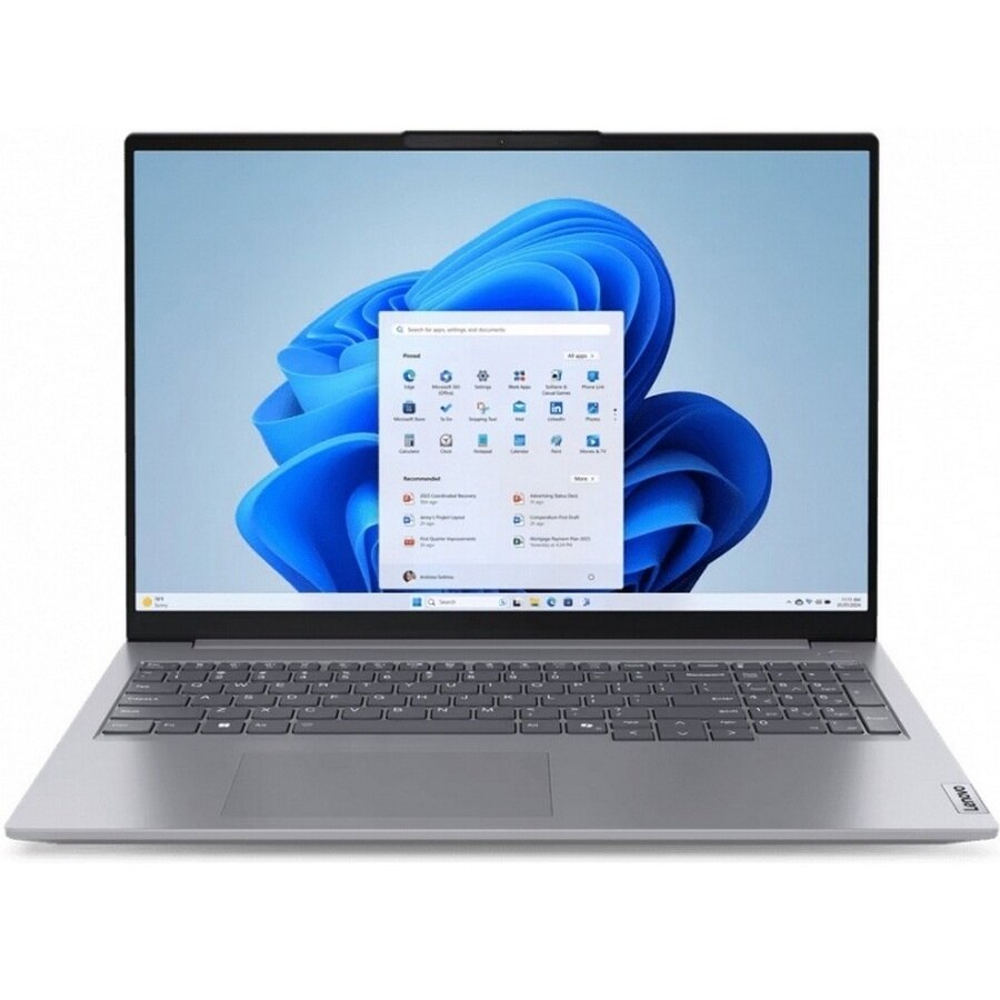 Ноутбук Lenovo ThinkBook 16 G6 IRL 16" IPS WUXGA Core i5 1335U/32Gb/512Gb SSD/VGA int/FP (21KH001ERU_32G)