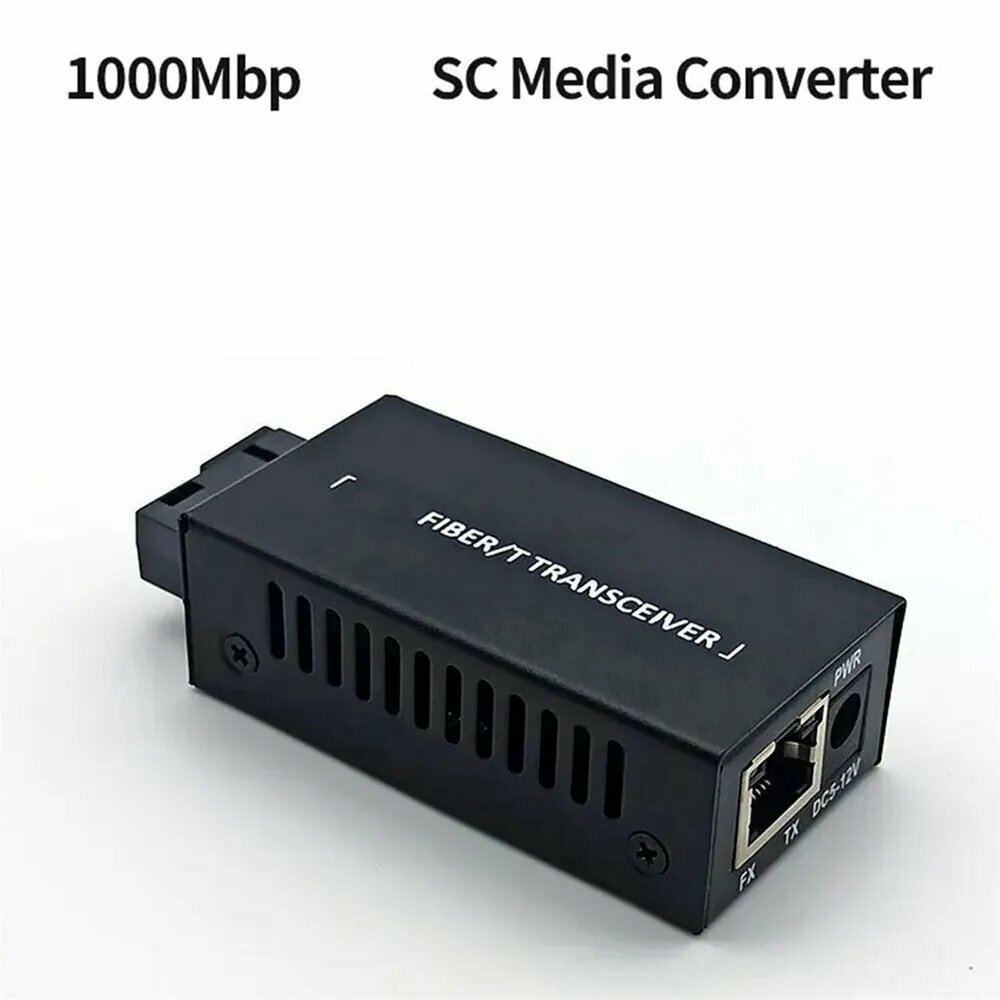 2-парный гигабитный 100/1000M A/B SC Ethernet оптоволоконный коммутатор медиаконвертер RJ45 оптический приемопередатчик 20 км Fibra