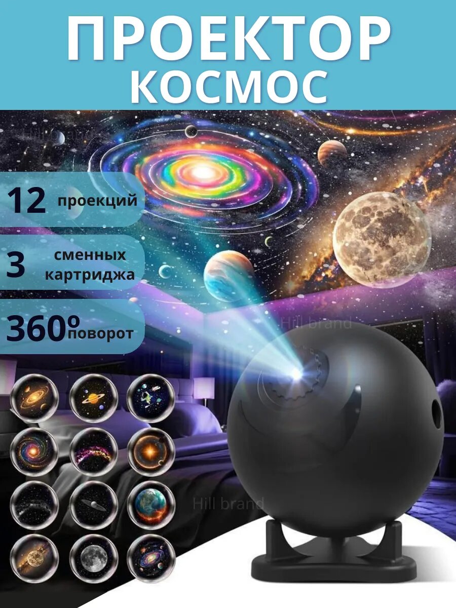 Проектор звездное небо Домашний планетарий космос Ночник