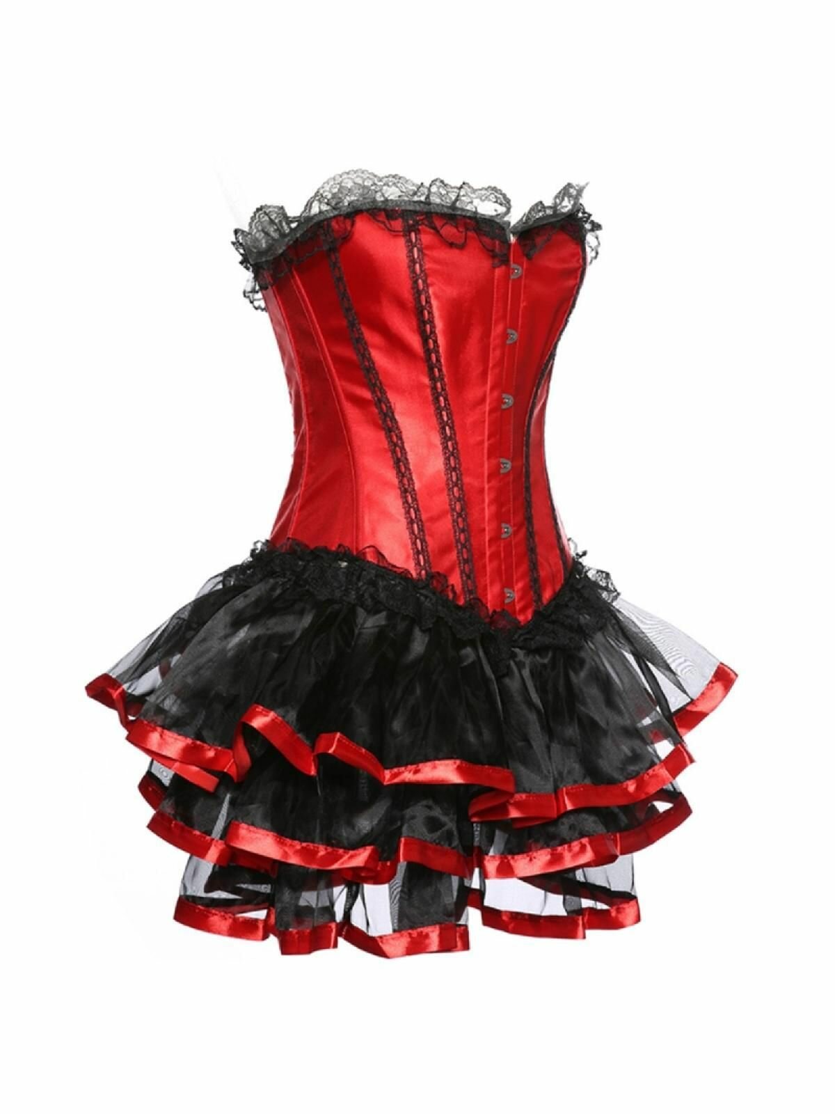 Женское корсетное платье в готическом стиле, - XL