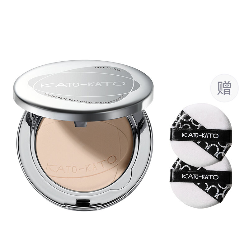Пудра для фиксажа женская KATO Powders 5704466, (Newly Upgraded Packaging) 04 Skin Concealer (Focus Lens) with 2 Powder Puffs Included