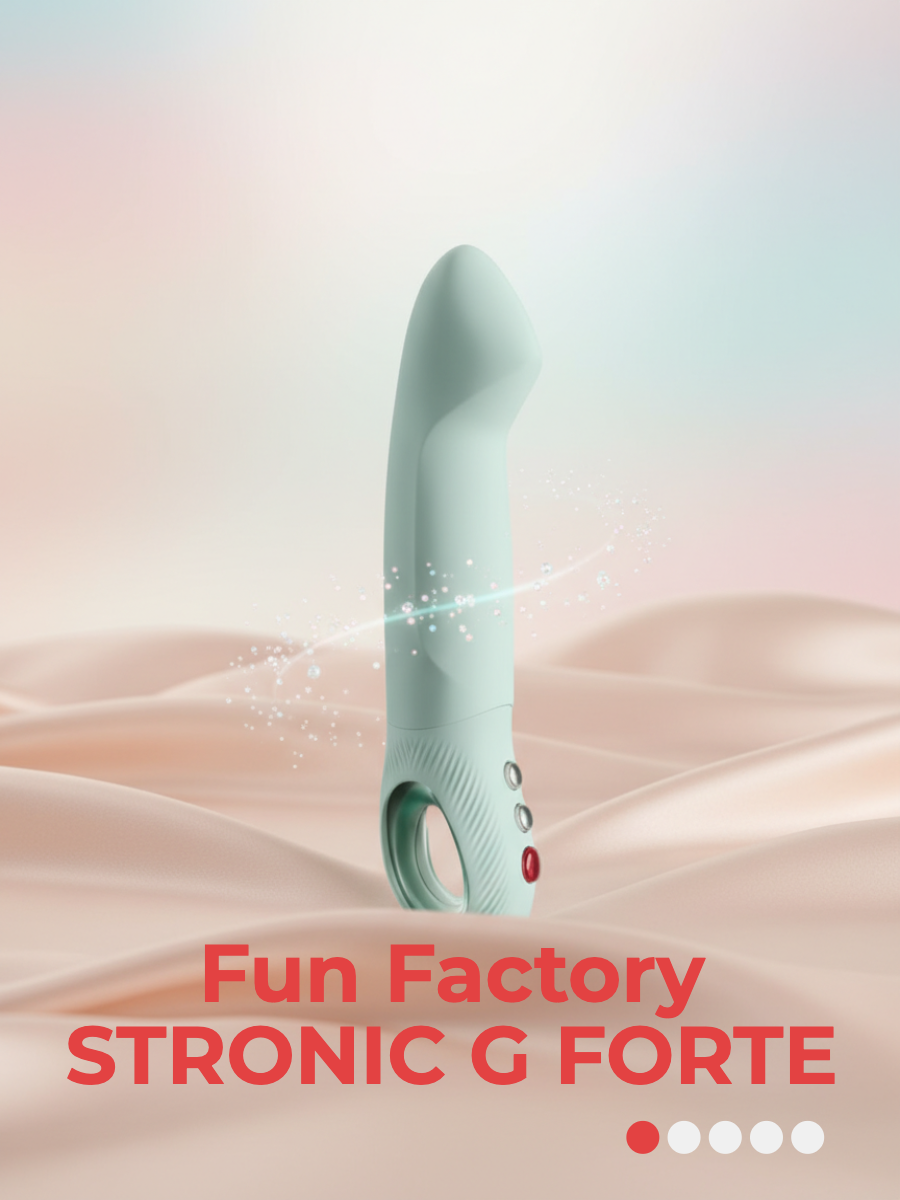 78532 Fun Factory STRONIC G FORTE, мятный. Пульсатор, работающий даже без рук