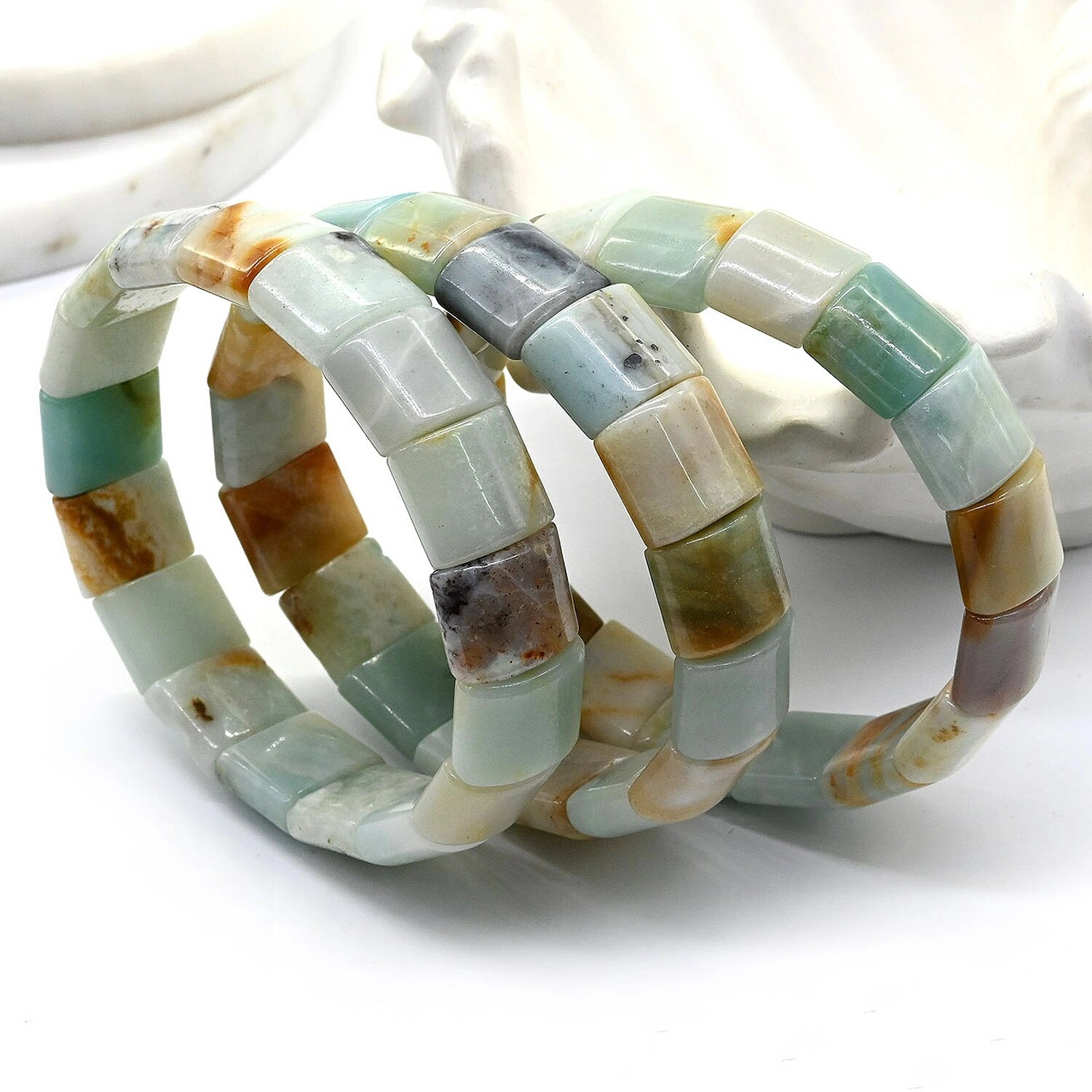Браслет, амазонит
