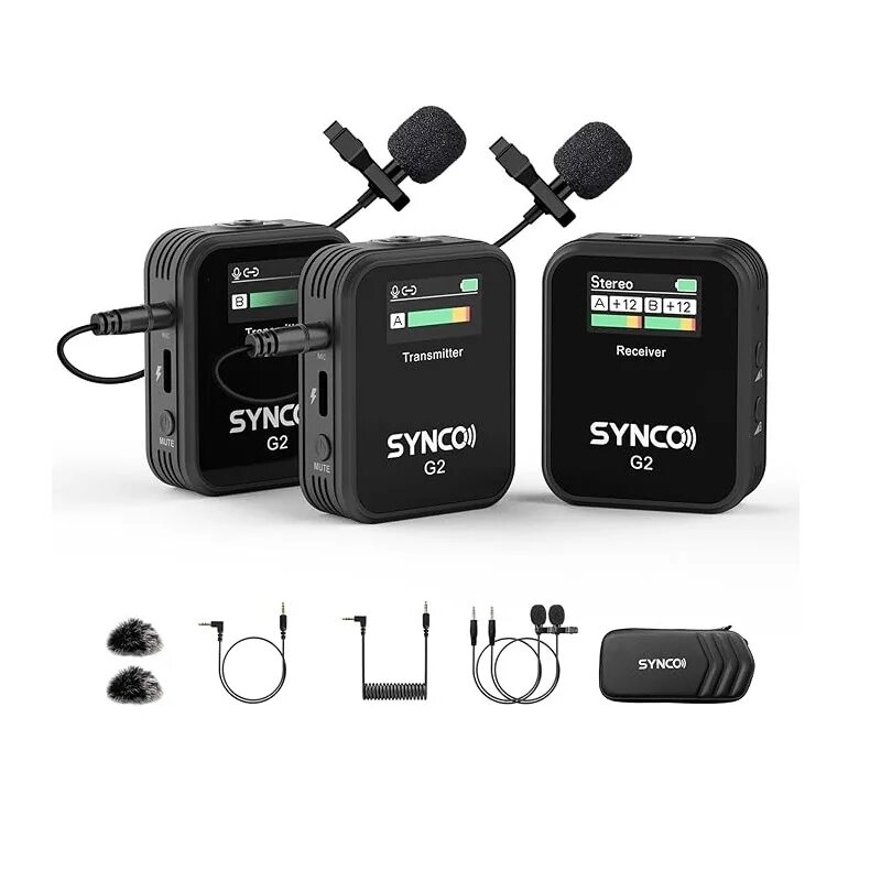 Беспроводной микрофон SYNCO G2(A2) Pro, Цвет: G2A2