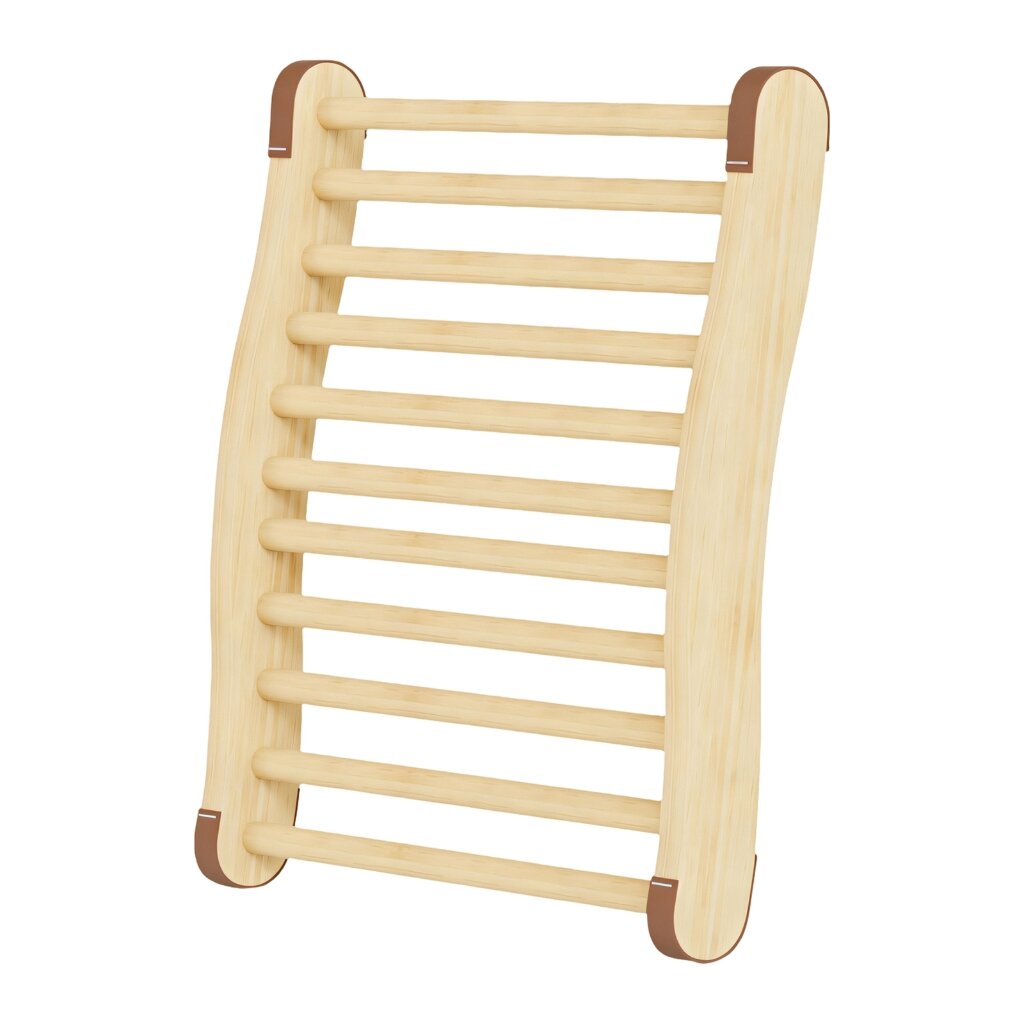 Спинка для сауны из натурального соснового дерева С эргономичным SОбразным Изгибом Для инфракрасных Саун И массажных процедур