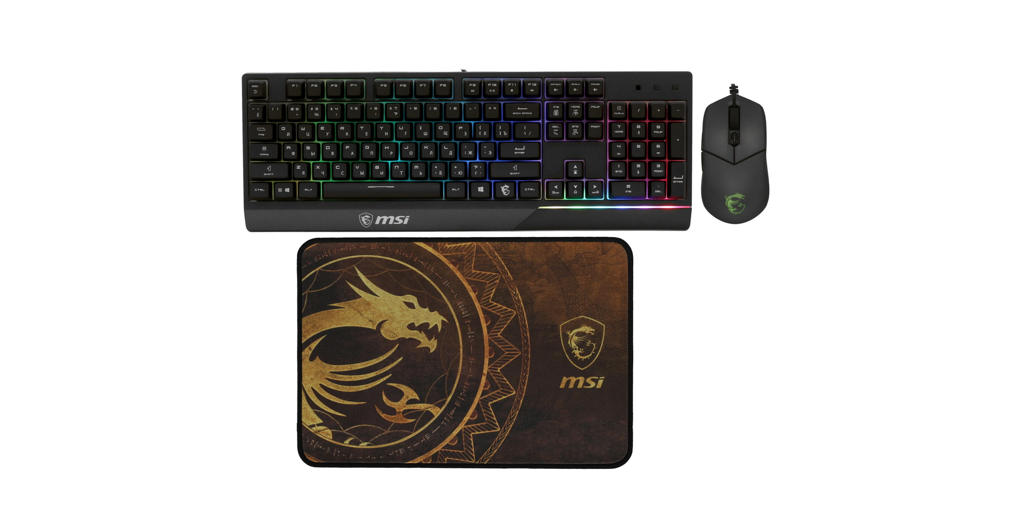 Игровой набор MSI VIGOR GK30 Bundle черный