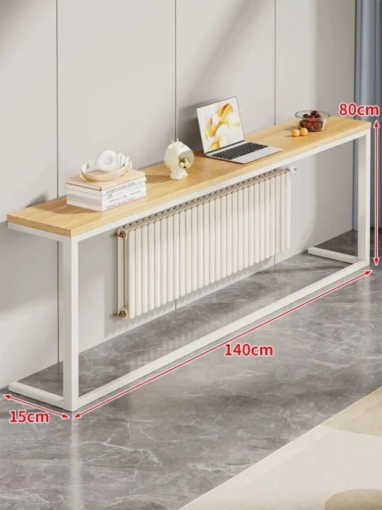 Полка для барной стойки Напольная Прямая, 140х15х80 см, 1 шт.