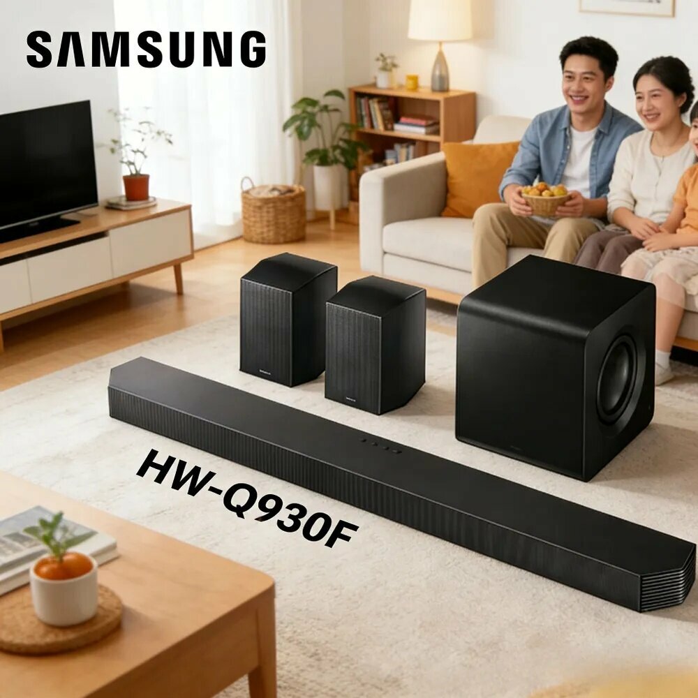 SAM SUNG HW-Q930F/XZ Саундбар Dolby Atmos 9.1.4 DTS-X Беспроводной сабвуфер Беспроводное тыловых колонок