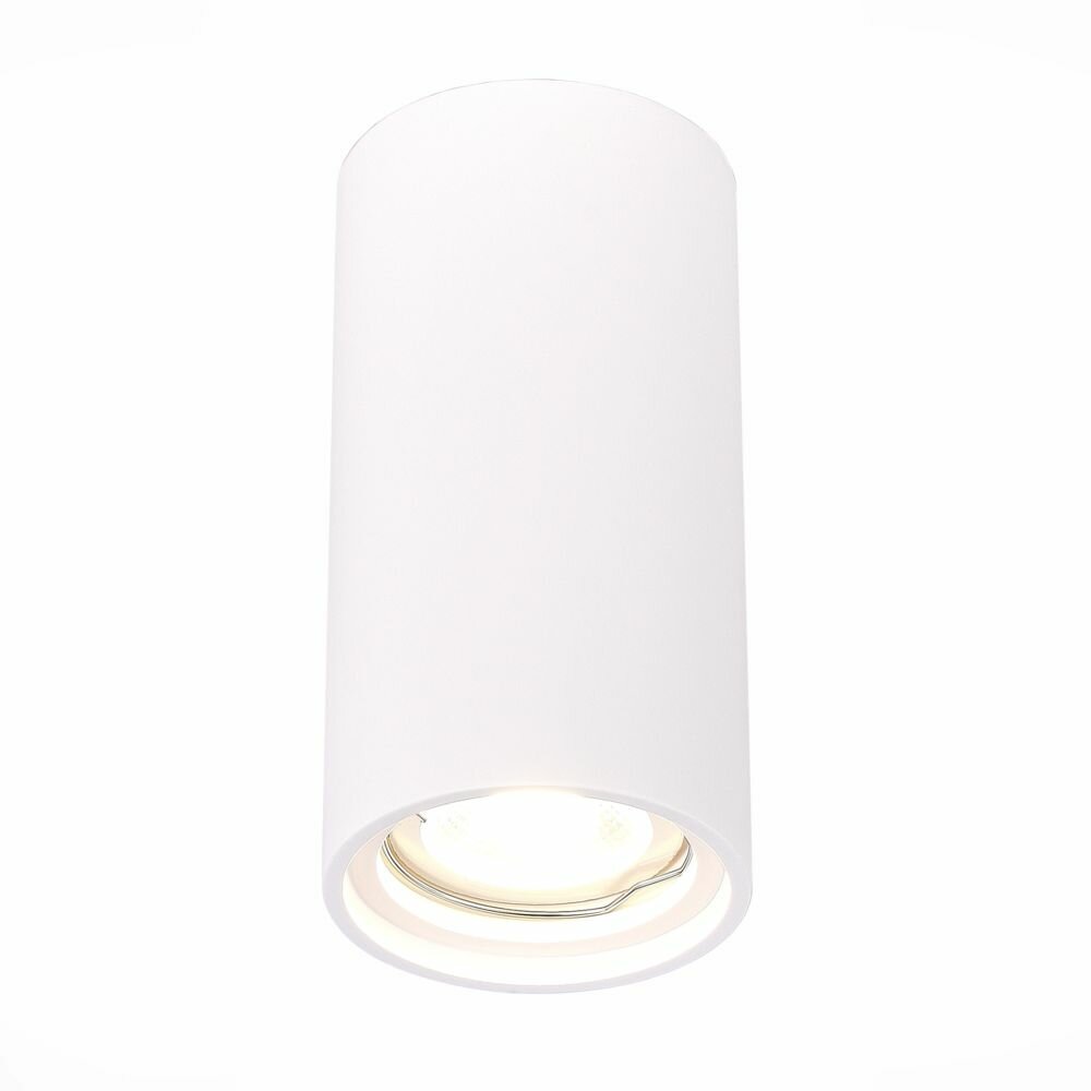 ST155.502.01 ST-Luce Светильник потолочный Белый GU10 1*50W IP20 D70xH140 180-240V Без ламп.