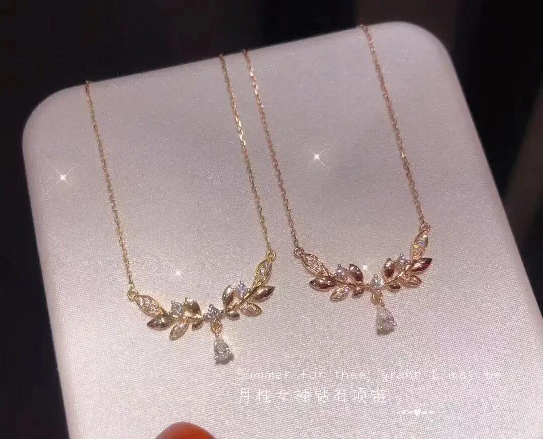 Колье, циркон