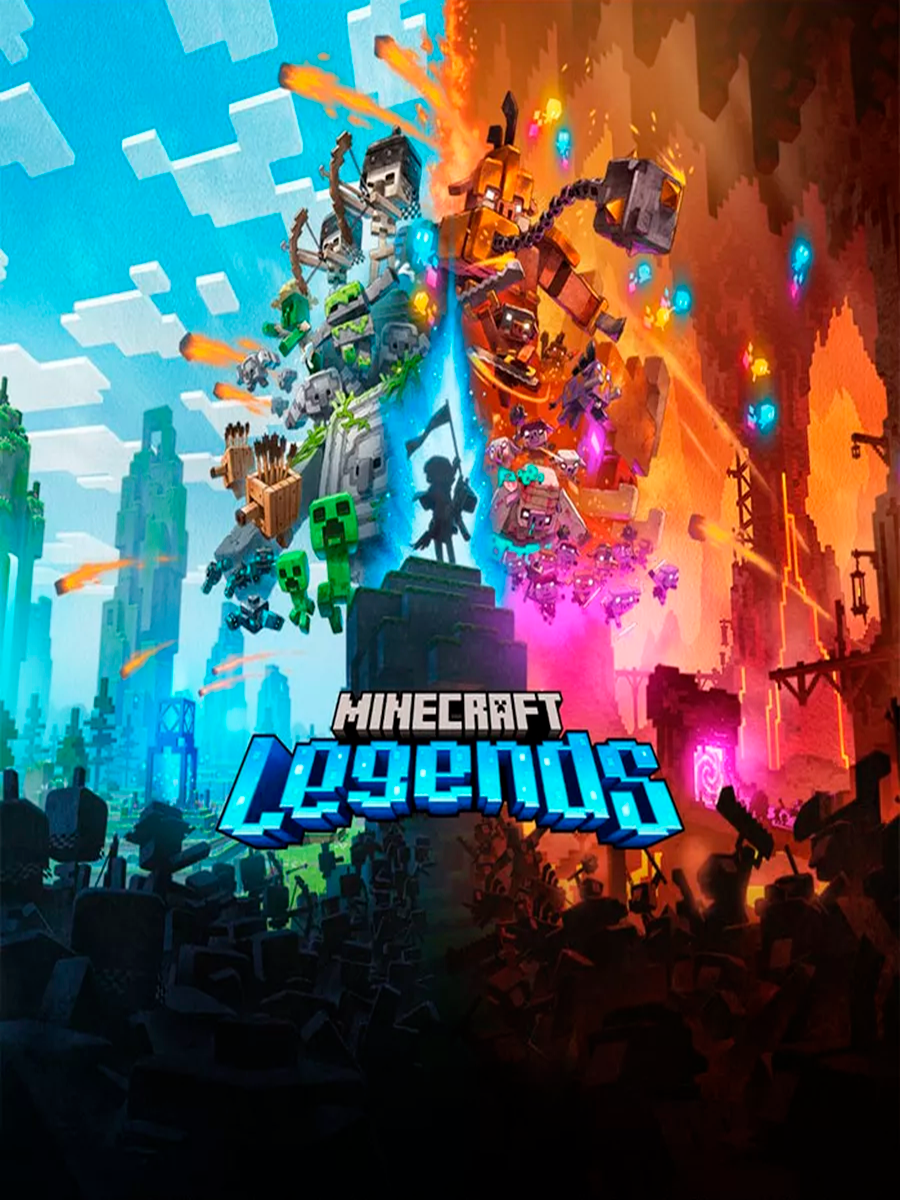 Игра Minecraft Legends, цифровой ключ для PC(ПК) активация Microsoft , Русский язык, США