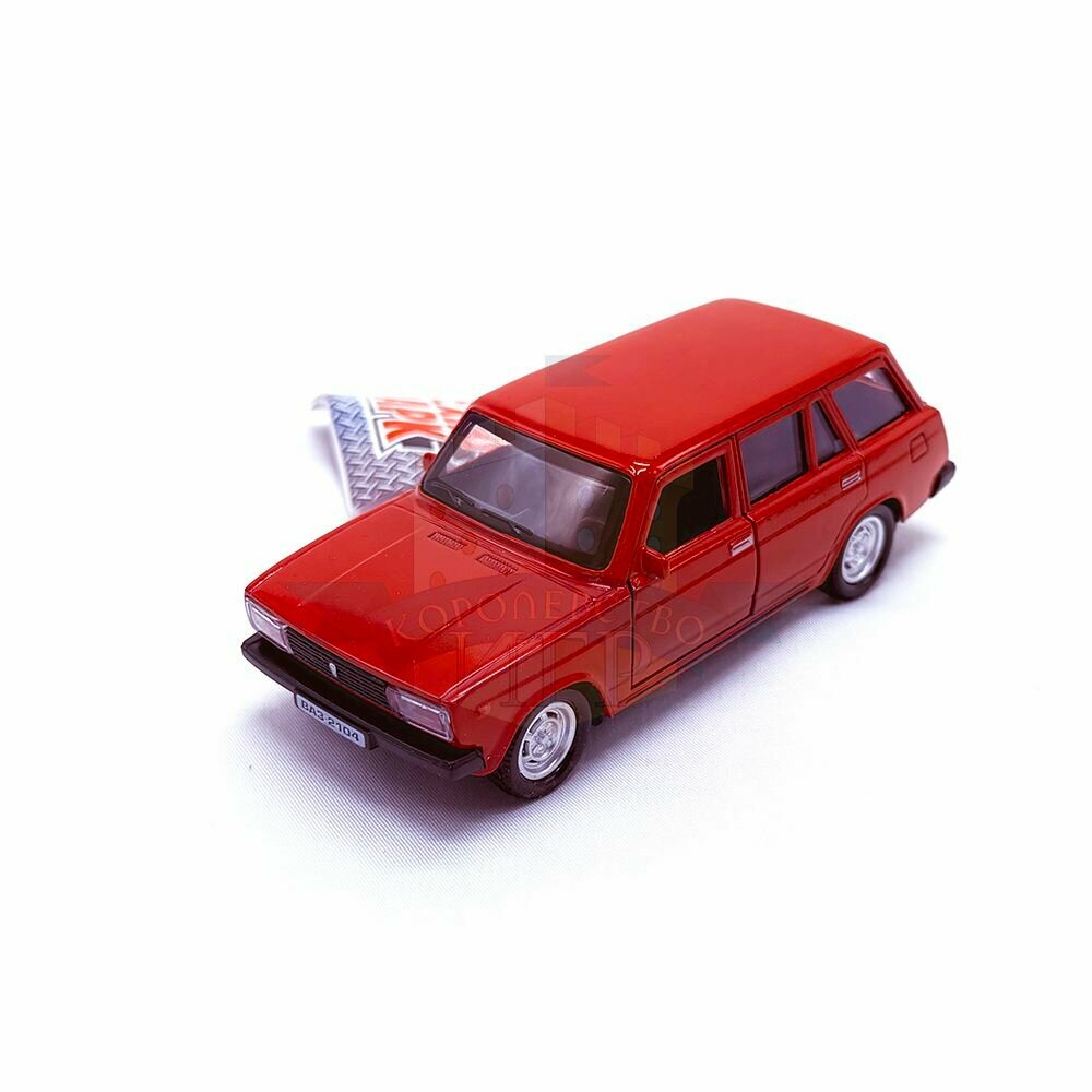 Машинка Технопарк ВАЗ 2104, красный, арт. LADA210406-12DB12-MIX