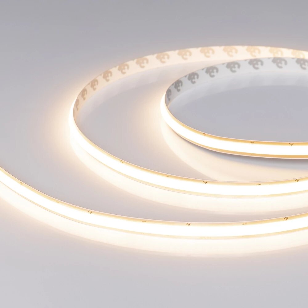 Лента SOB-M288-10mm 24V Warm3500 (10 W/m, IP20, 5m) (Arlight, резка 1 светодиод) 062069
