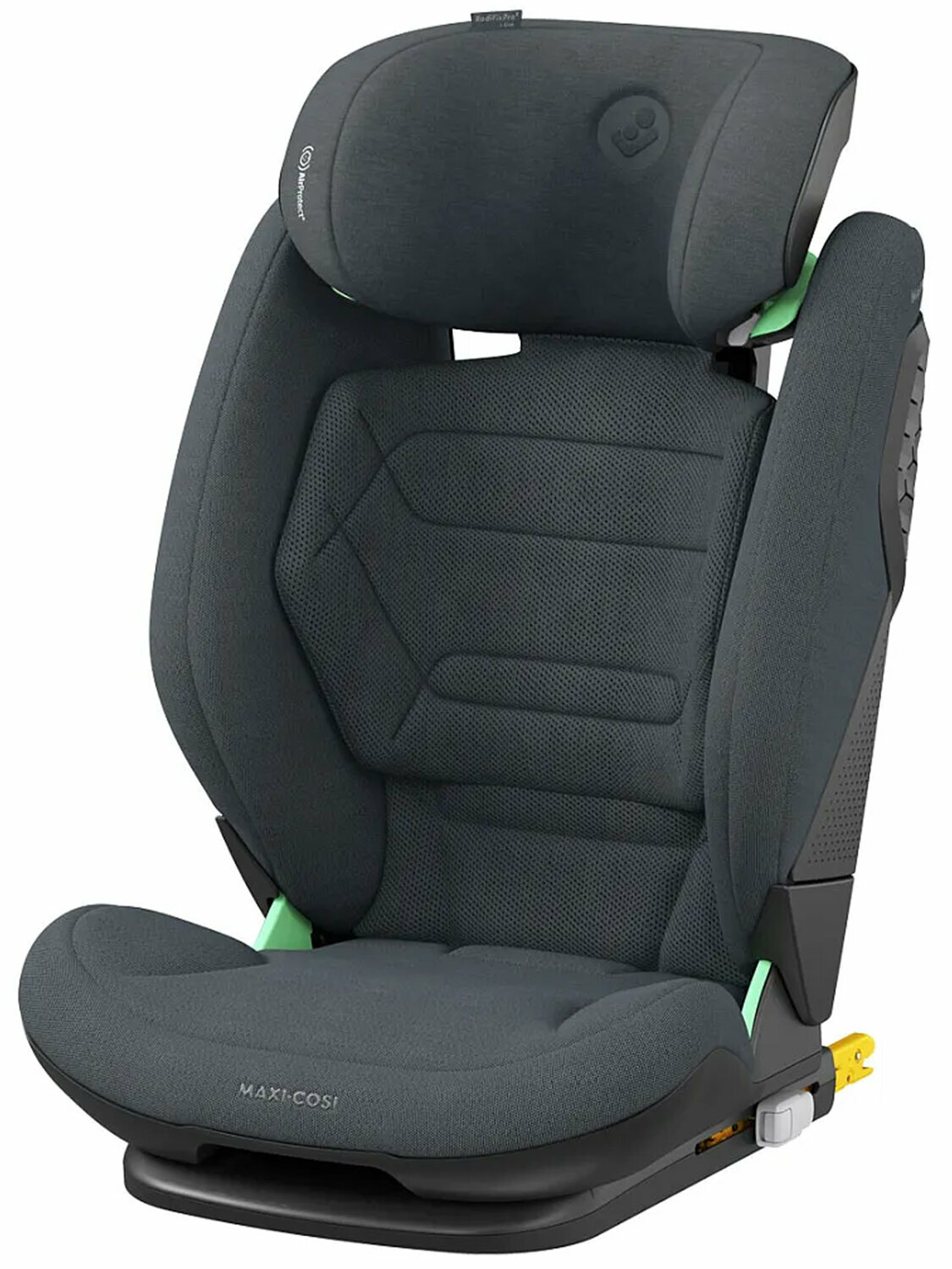 Автокресло 2/3 Maxi-cosi RodiFix Pro2 i-Size Authentic Graphite, от 3,5 до 12 лет, 15-36 кг (100 до 150 см), ISOFIX, серый