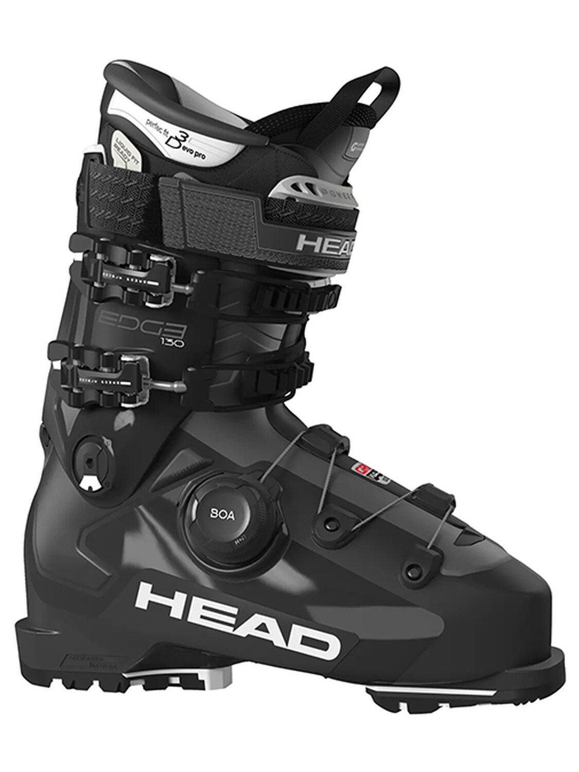 Горнолыжные ботинки Head Edge 130 HV GW BOA Black/White 25/26 , для мужчин , черный
