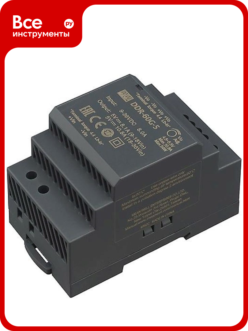 DC/DC преобразователь DDR-60G-5 Mean Well Т03006463