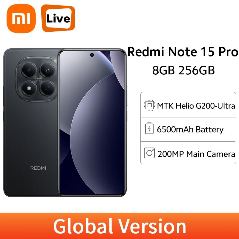 Смартфон Xiaomi Redmi Note 15 Pro, 8/256ГБ, global