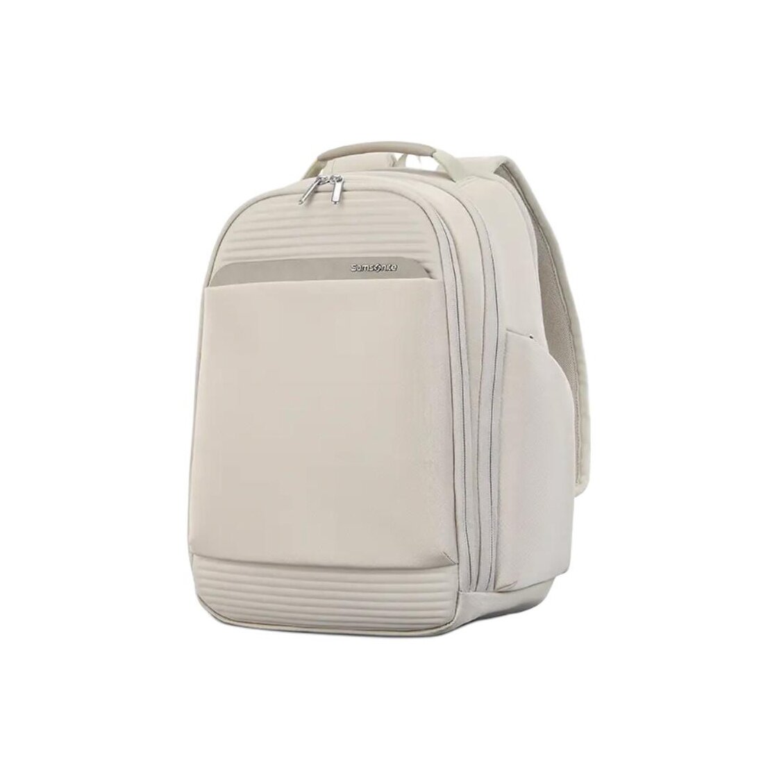 Сумка Samsonite, фактура стеганая, серый — фото 1