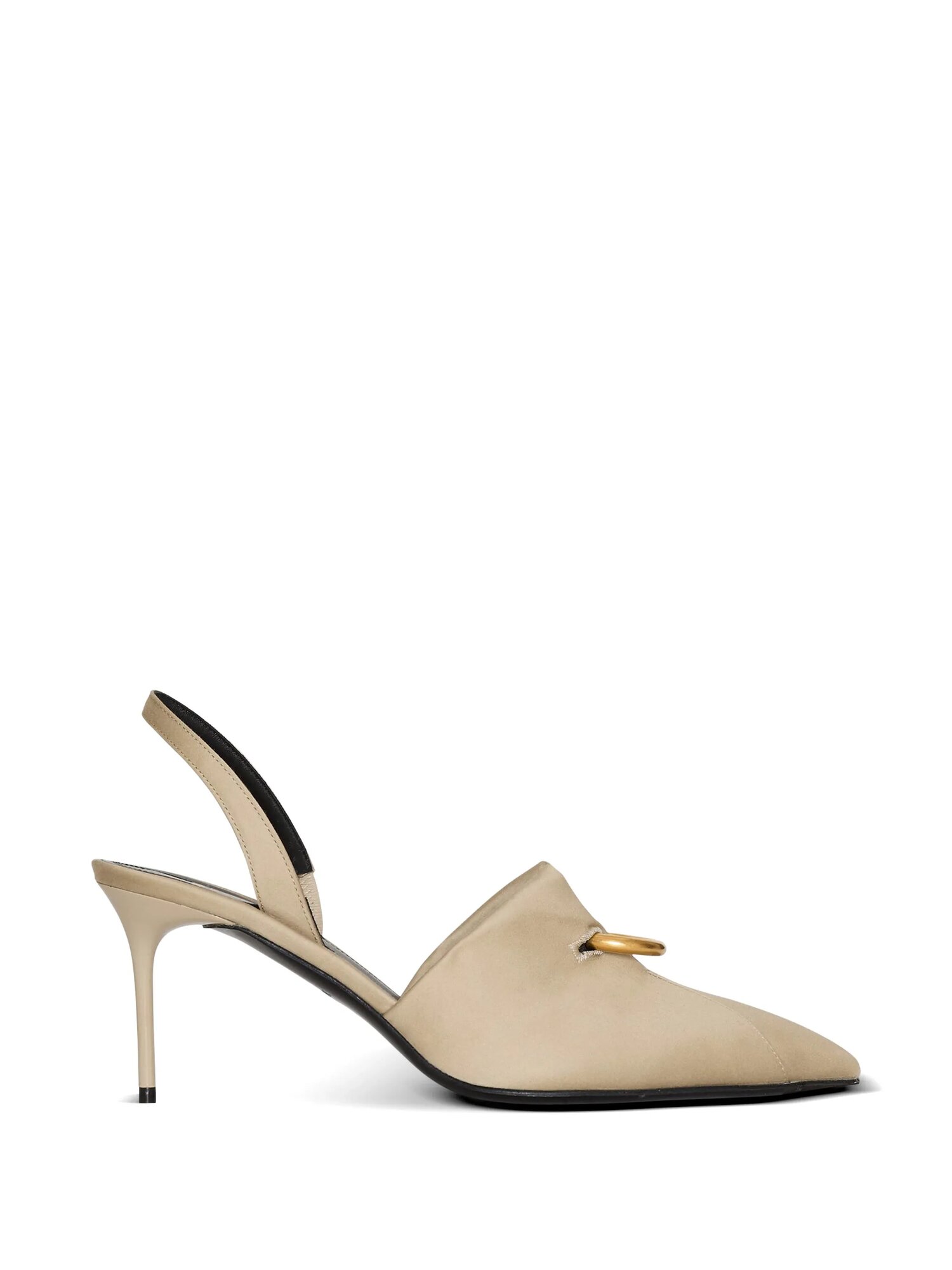 Туфли Cotton gabardine slingbacks with piercing 