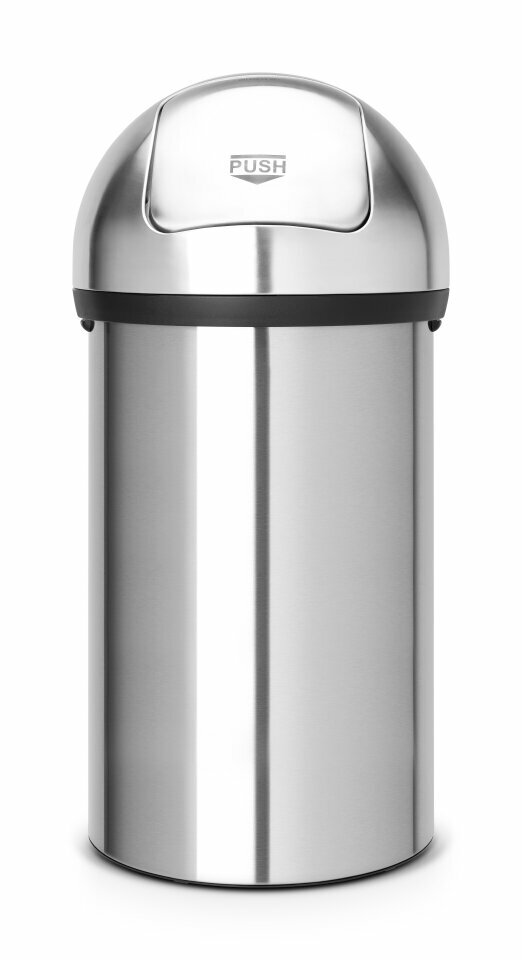 Мусорный бак Push Bin (60 л), Стальной матовый, 484520
