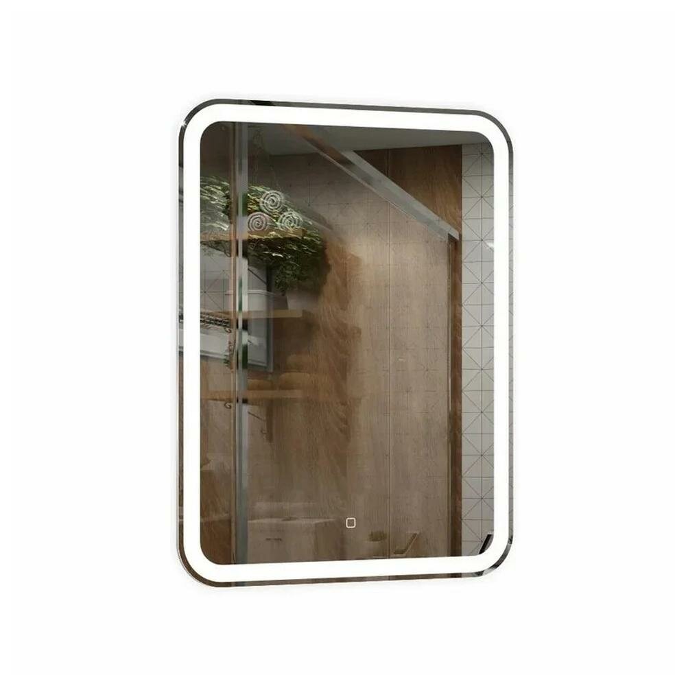 Зеркало Silver Mirrors Malta-Lite 600х800 (открытая LED-подсветка, гор/вер. крепление, сенсорный выключатель)