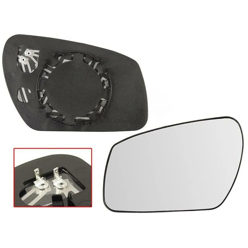 Полотно зеркала SAT ST-121-0047 Ford Fiesta 02-08 / Focus 04-08 Левое Обогрев/ сферическое