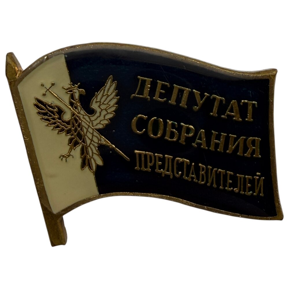 Знак "Депутат собрания представителей" (Большечерниговский район) Россия 2001-2010 гг.