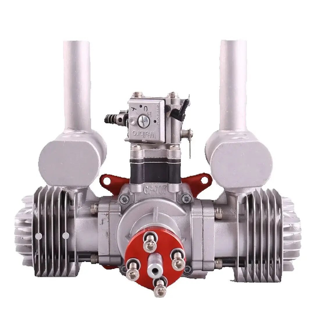 Двухцилиндровый бензиновый двигатель RCGF70T RCGF 70CC Twin