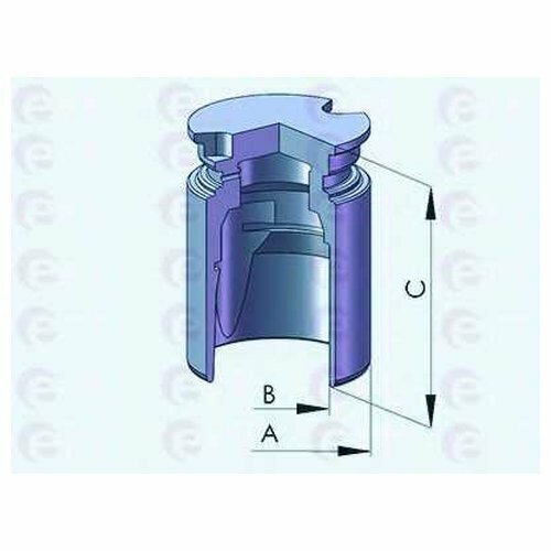 Поршень суппорта Ert 151258C для Citroen C4 I, C4 Picasso I; Toyota Avensis