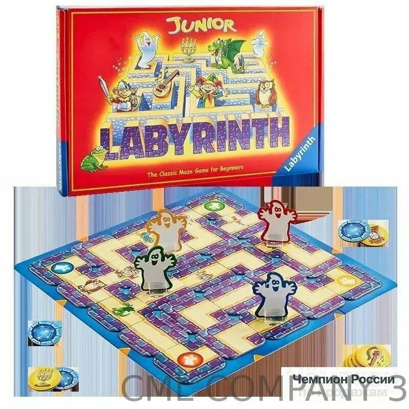 LABYRINTH Junior Настольная игра "Сумасшедший лабиринт"