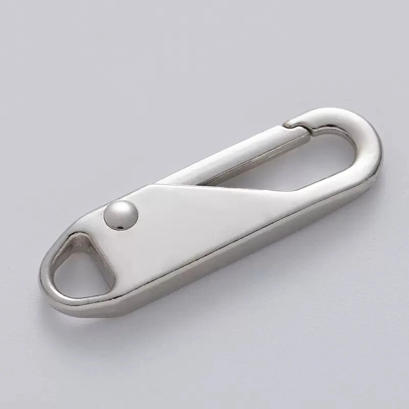 Металлические бегунчики для молнии 1pcs silver