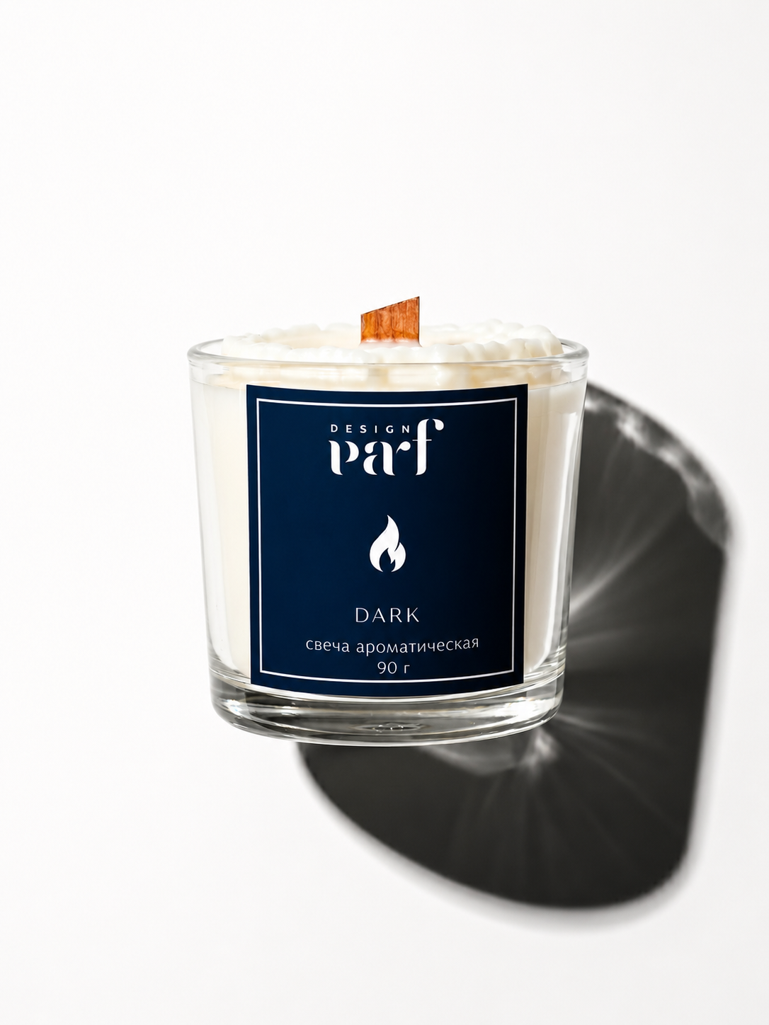 Свеча ароматическая PARFDESIGN " DARK " ручной работы , 90 г