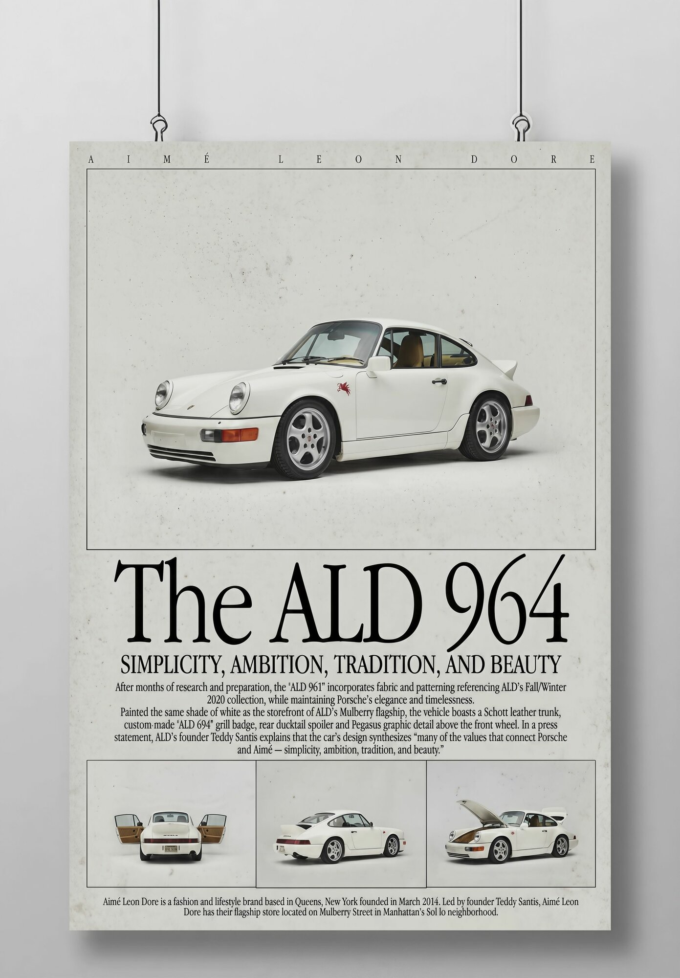 Постер / Плакат Порше (Porsche)