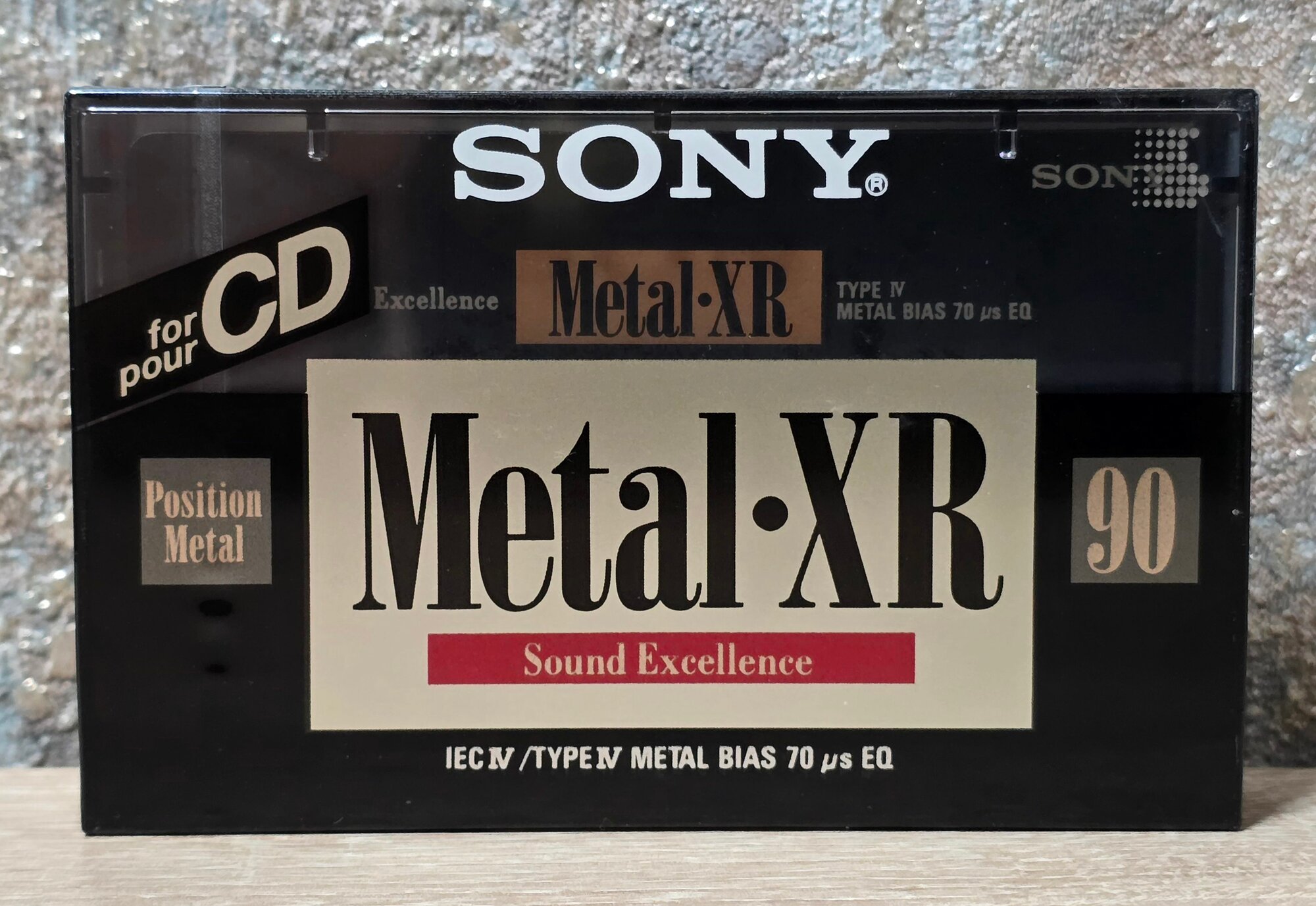 Аудиокассета SONY METAL XR 90